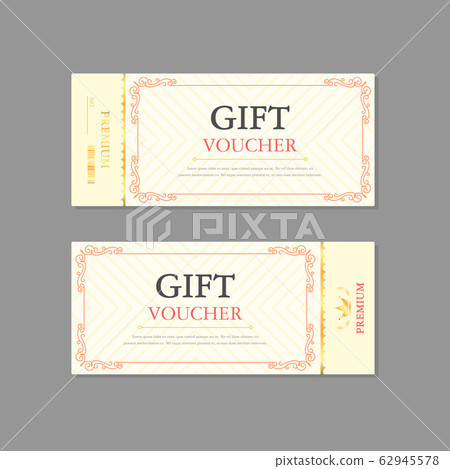 Line corner design coupon background 9 - Stock Illustration [62945578 ...
