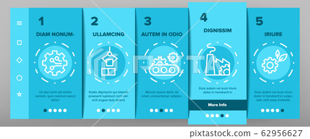 Automation Onboarding Icons Set Vector - Stock Illustration [62956627 ...
