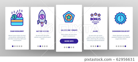 Bonus Loyalty Onboarding Icons Set Vector - Stock Illustration ...
