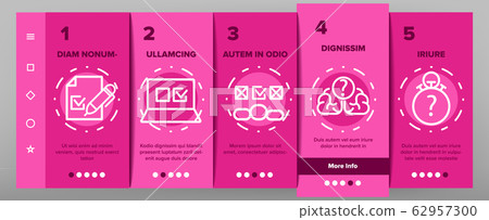 Quiz Game Onboarding Icons Set Vector-插圖素材 [62957300] - PIXTA圖庫