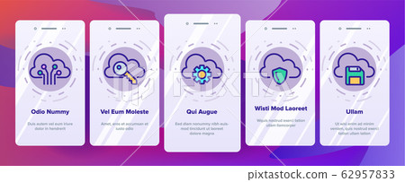 Cloud Service Onboarding Vector - Stock Illustration [62957833] - PIXTA