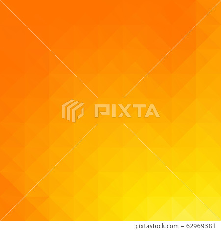Orange Grid Mosaic Background, Creative Design - Stock Illustration ...