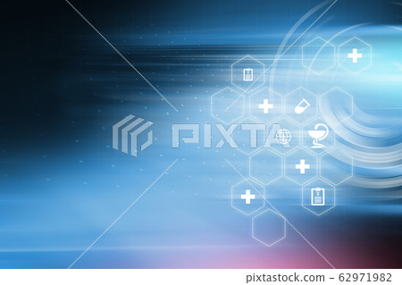 Abstract medical background with health icons - Stock Illustration ...