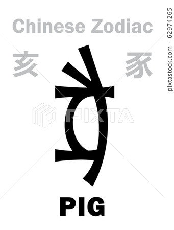 A Chinese Symbol For Boar