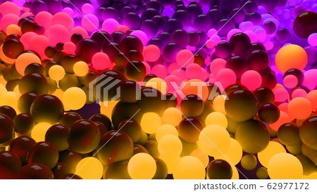 beautiful shiny balls of different colors and... - Stock Illustration ...