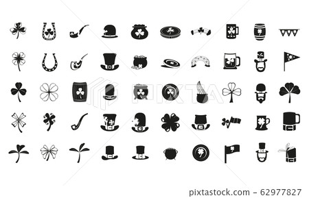 Set of patricks day icons - Stock Illustration [62977827] - PIXTA
