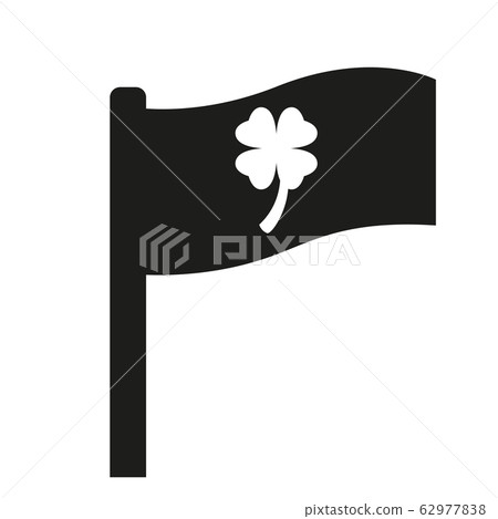 Isolated flag with a clover - Stock Illustration [62977838] - PIXTA