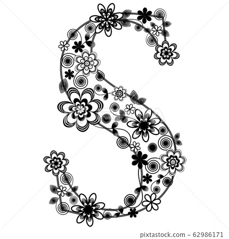 Design font alphabet "S" - Stock Illustration [62986171] - PIXTA