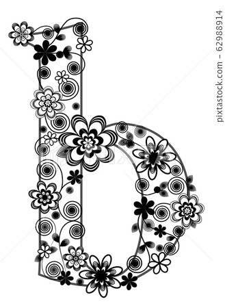 Design font alphabet "b" - Stock Illustration [62988914] - PIXTA