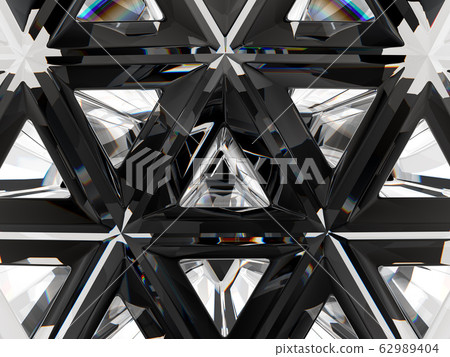 Gemstone diamond or shiny glass triangular texture - Stock Illustration ...