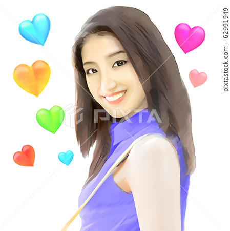 Heart mark exhilarating beauty - Stock Illustration [62991949] - PIXTA