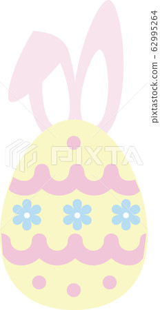 Easter April Rabbit Egg Event - Stock Illustration [62995264] - PIXTA