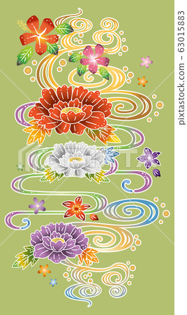 Bingata image illustration - Stock Illustration [63015883] - PIXTA