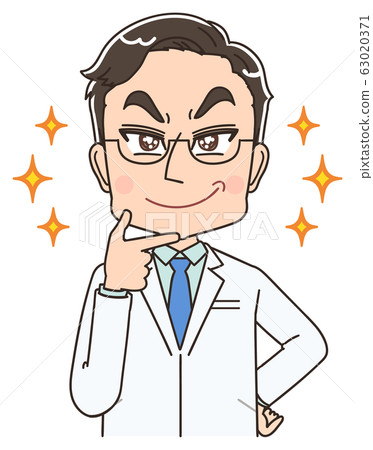 Cool doctor illustration doctor manga twink... - Stock Illustration ...