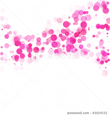 Bubbles Circle Dots Unique Pink Bright Vector - Stock Illustration ...