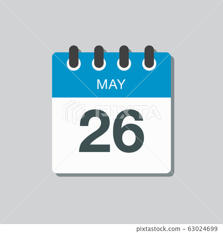 Calendar day 26 May, days of the year - Stock Illustration [63024699 ...