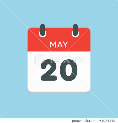 Calendar day 20 May, days of the year - Stock Illustration [63025159 ...