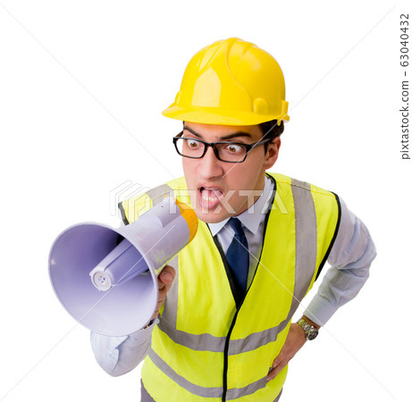 Angry Construction Worker