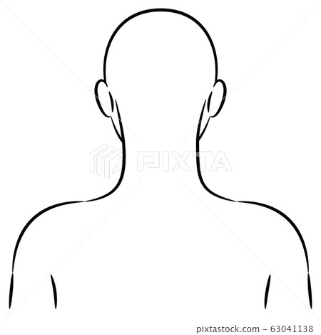 Human body back illustration material black and... - Stock Illustration ...