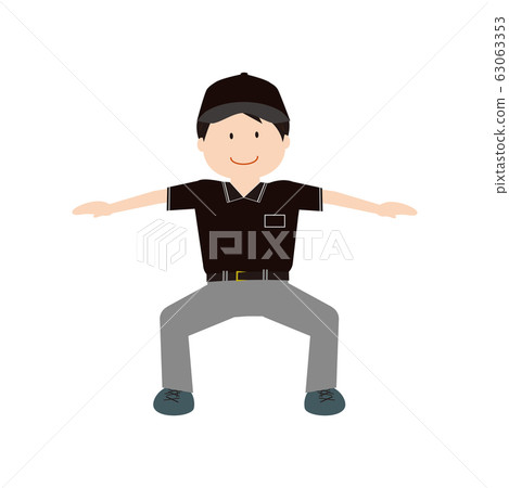 Baseball referee safe - Stock Illustration [63063353] - PIXTA