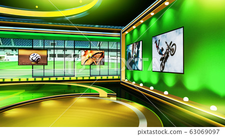 Sports Virtual studio news - Stock Illustration [63069097] - PIXTA