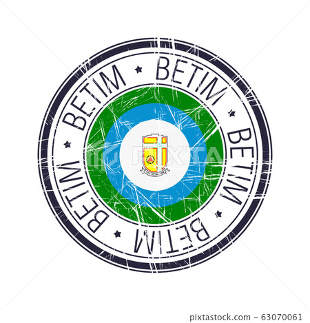 City of Betim, Brazil vector stamp - Stock Illustration [63070061] - PIXTA