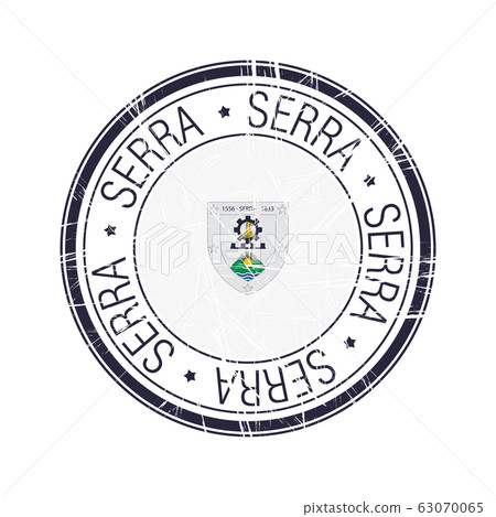 City of Serra, Brazil vector stamp - Stock Illustration [63070065] - PIXTA