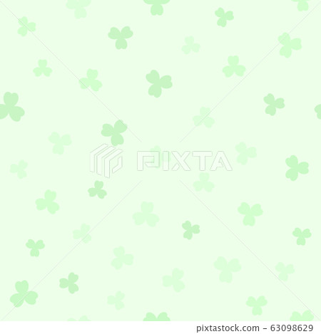 Green shamrock pattern. Seamless vector background - Stock Illustration ...