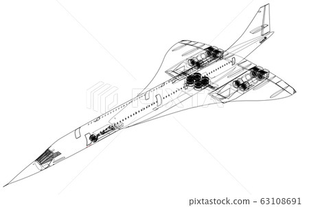 Concorde - Stock Illustration [63108691] - PIXTA