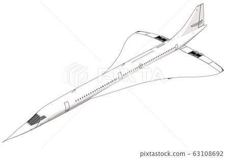 Concorde - Stock Illustration [63108692] - PIXTA
