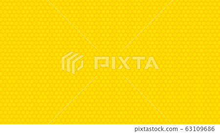 Yellow hexagon texture - Stock Illustration [63109686] - PIXTA
