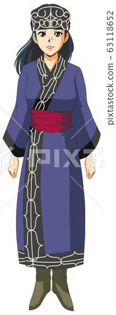 Ainu girl - Stock Illustration [63118652] - PIXTA