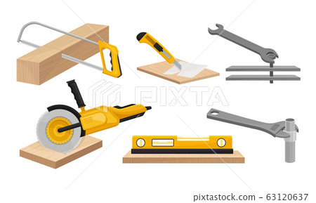 Equipment and Tools for Construction and Repair... - Stock Illustration ...