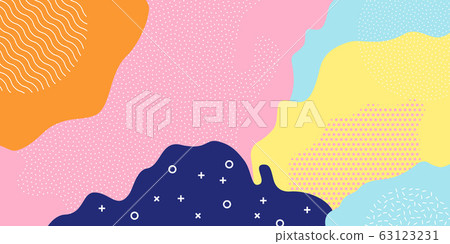 Abstract pattern background, vector color paint - Stock Illustration ...