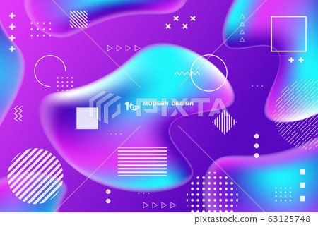 Abstract futuristic science tech gradient color... - Stock Illustration ...