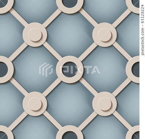 Vector pattern texture seamless 3d - Stock Illustration [63128224] - PIXTA