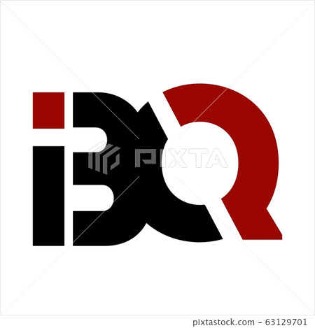 BQ, IBQ, BIQ initials letter company logo - Stock Illustration ...