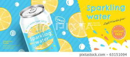 Sparkling water soda ads - Stock Illustration [63151094] - PIXTA