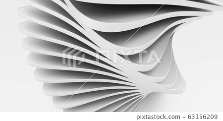 Abstract white space architecture,perspective... - Stock Illustration ...