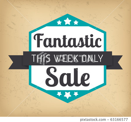 Fantastic Sale This Week Only Promo Banner Vector - Stock Illustration ...