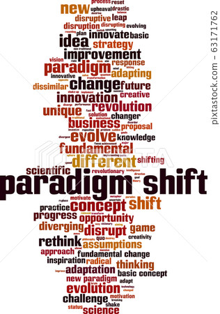 Paradigm shift word cloud-插圖素材 [63171762] - PIXTA圖庫