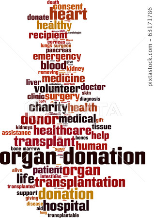 Organ donation word cloud - Stock Illustration [63171786] - PIXTA