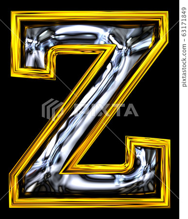 3D rendering. Lowercase Letter z. - Stock Illustration [63171849] - PIXTA