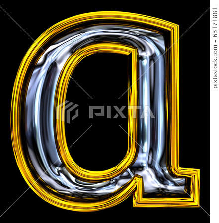 3D rendering. Lowercase Letter a. - Stock Illustration [63171881] - PIXTA