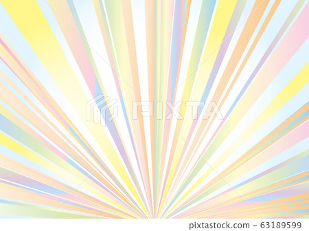 Pastel color concentration line - Stock Illustration [63189599] - PIXTA
