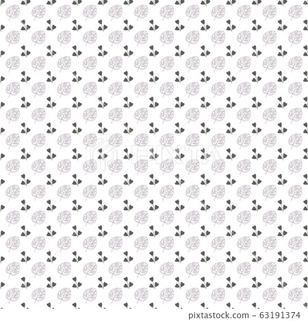 Seamless geometric pattern with leaves, blades... - Stock Illustration ...