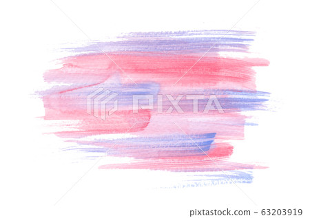 Tender pink and purple watercolor brush strokes - Stock Illustration ...