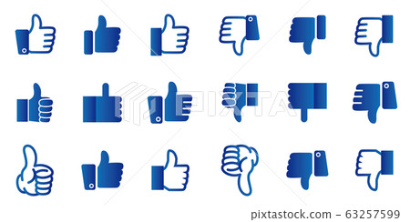 Like low rating icon set - Stock Illustration [63257599] - PIXTA