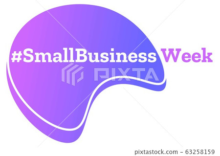 National Small Business Week. Holiday concept.... - Stock Illustration ...