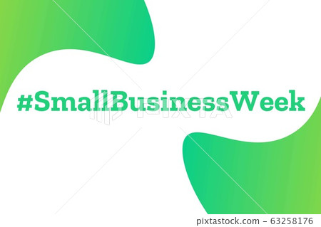 National Small Business Week. Holiday concept.... - Stock Illustration ...